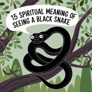15 Spiritual Meanings of Seeing a Black Snake: Signs and Significance