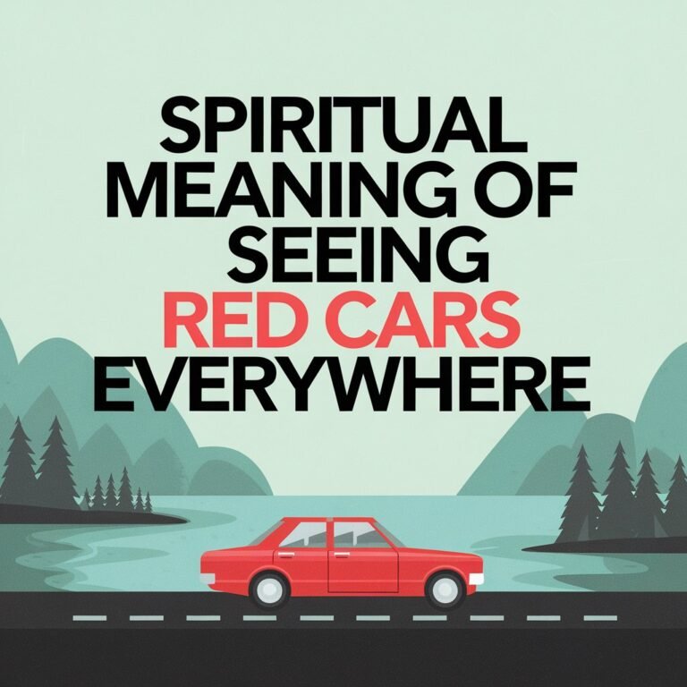 15 Spiritual Meanings of Seeing Red Cars Everywhere